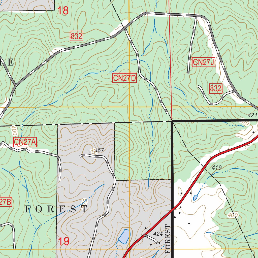 Langston, LA FSTopo Legacy Map by US Forest Service - Topo | Avenza Maps