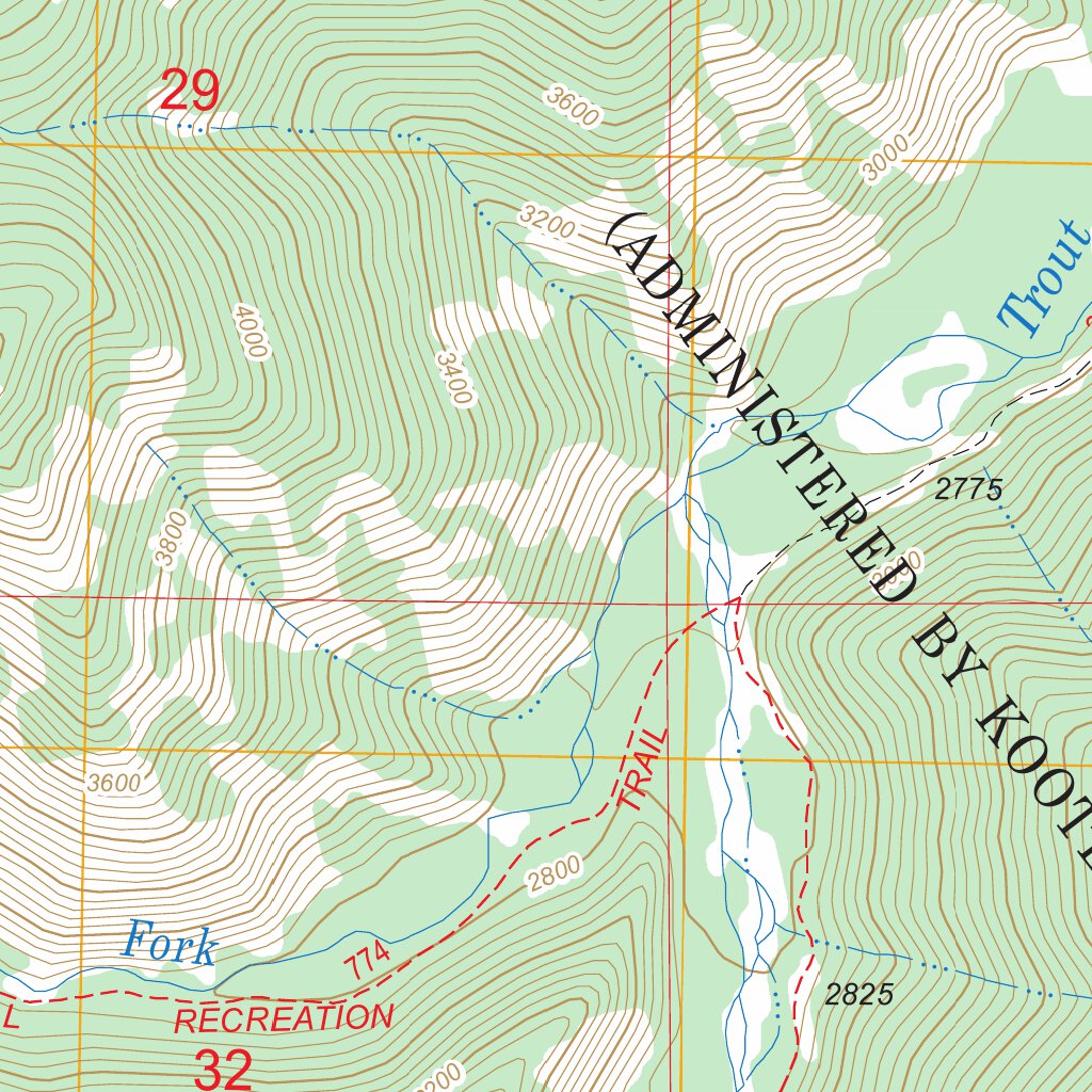 Larchwood, MT FSTopo Legacy Map by US Forest Service - Topo | Avenza Maps
