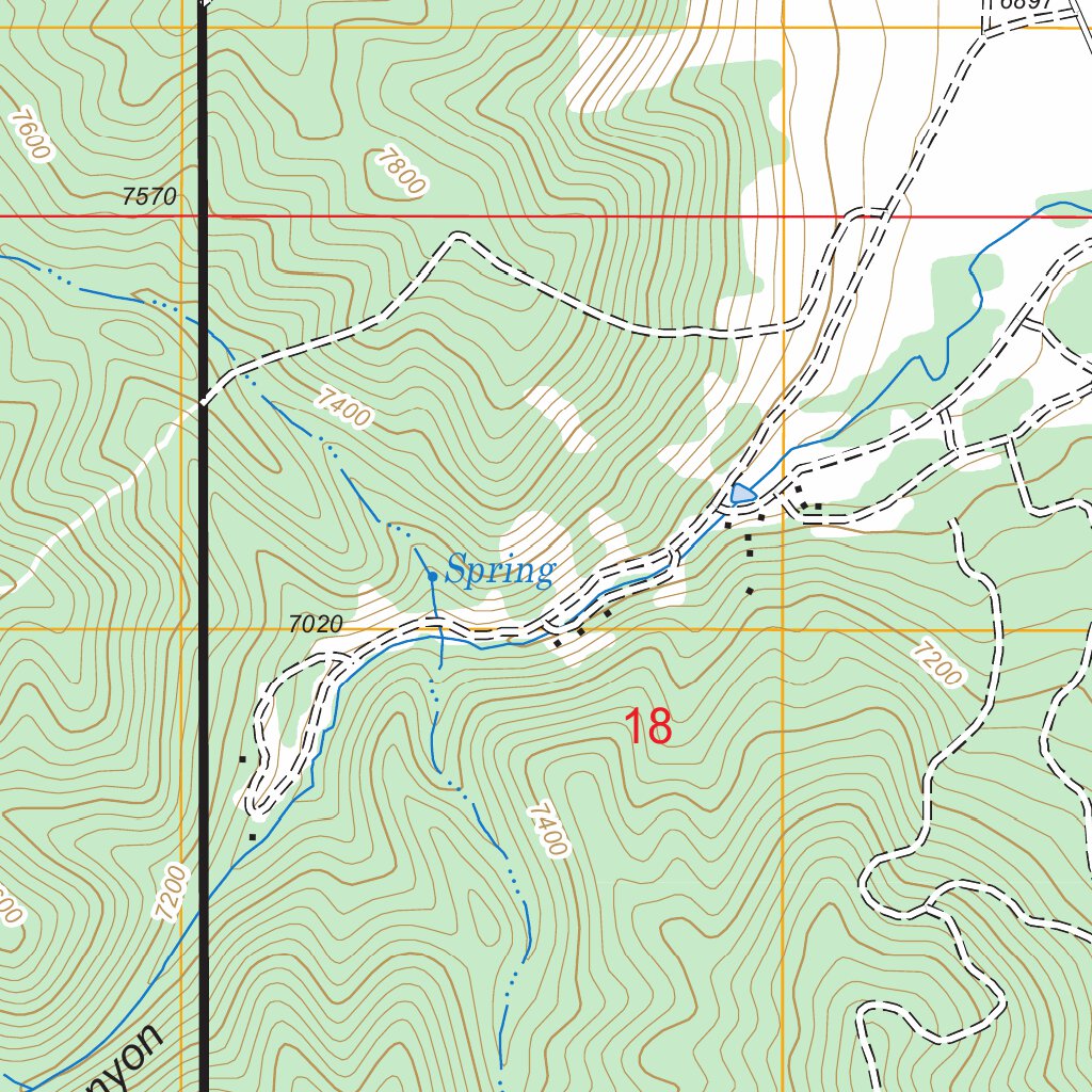 Larkspur, CO FSTopo Legacy Map by US Forest Service - Topo | Avenza Maps