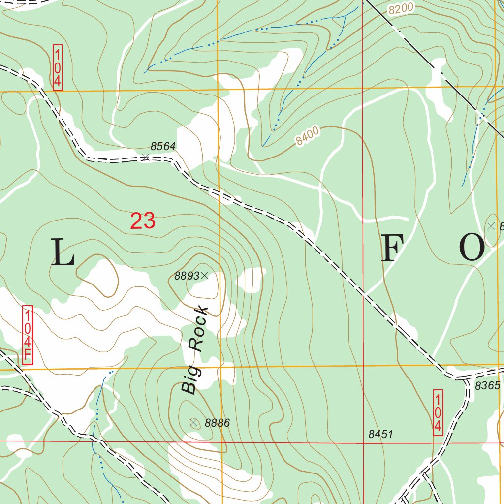 Las Tablas, NM FSTopo Legacy Map by US Forest Service - Topo | Avenza Maps
