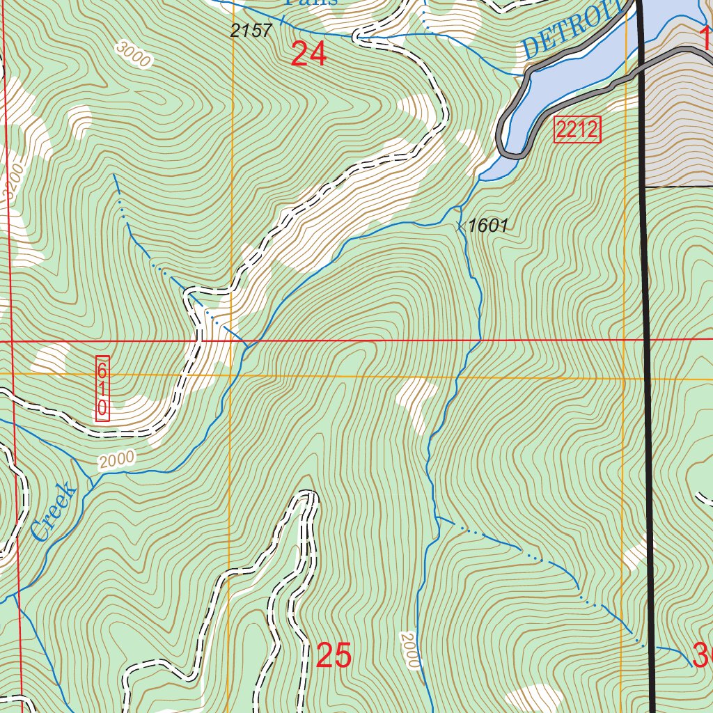 Lawhead Creek, OR FSTopo Legacy Map by US Forest Service - Topo ...