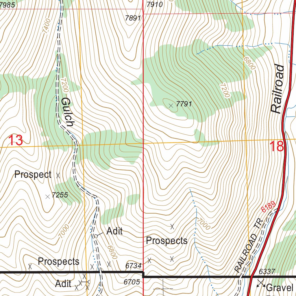 Leadore, ID FSTopo Legacy Map by US Forest Service - Topo | Avenza Maps
