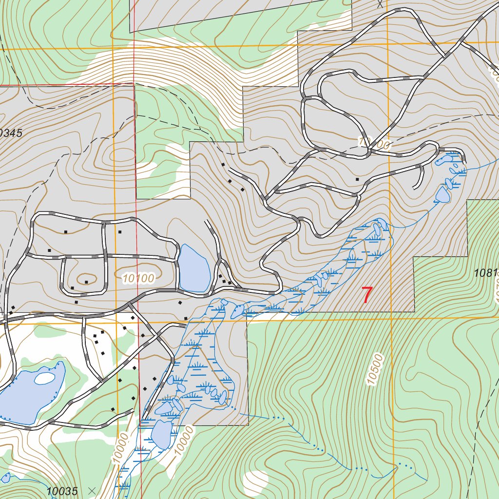 Leadville South, CO FSTopo Legacy Map by US Forest Service - Topo ...