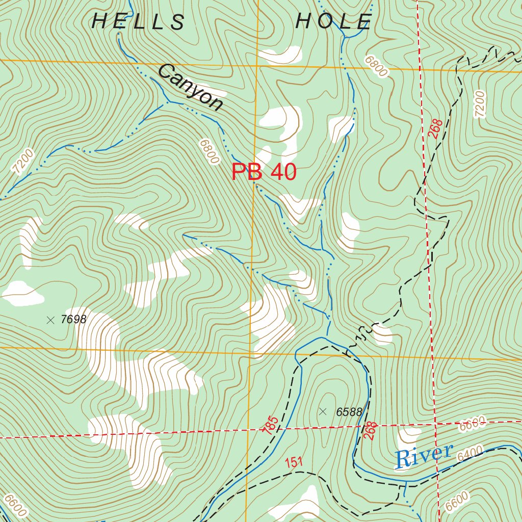 Lilley Mountain, NM FSTopo Legacy Map by US Forest Service - Topo ...