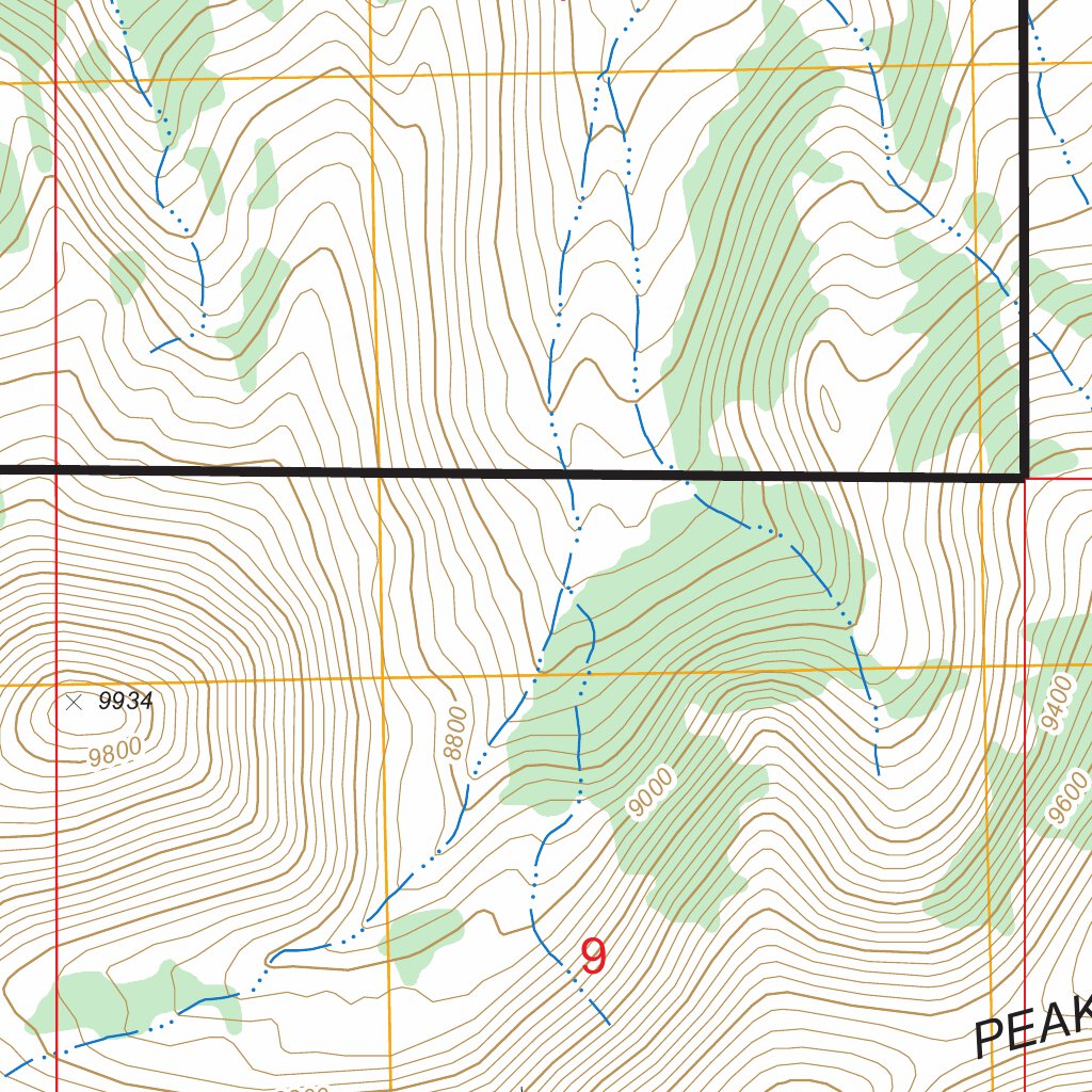 Lima Peaks, MT FSTopo Legacy Map by US Forest Service - Topo | Avenza Maps
