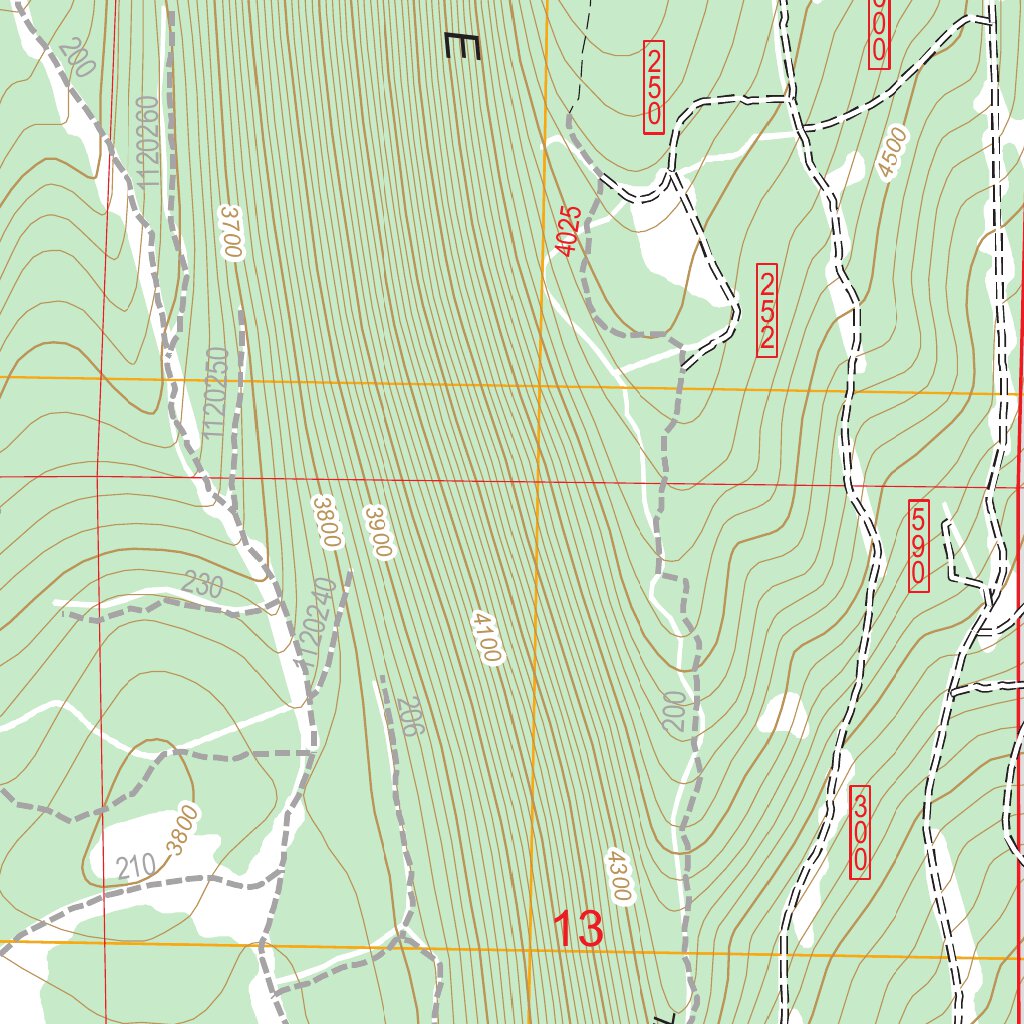 Little Akawa Butte, OR FSTopo Legacy Map by US Forest Service - Topo ...