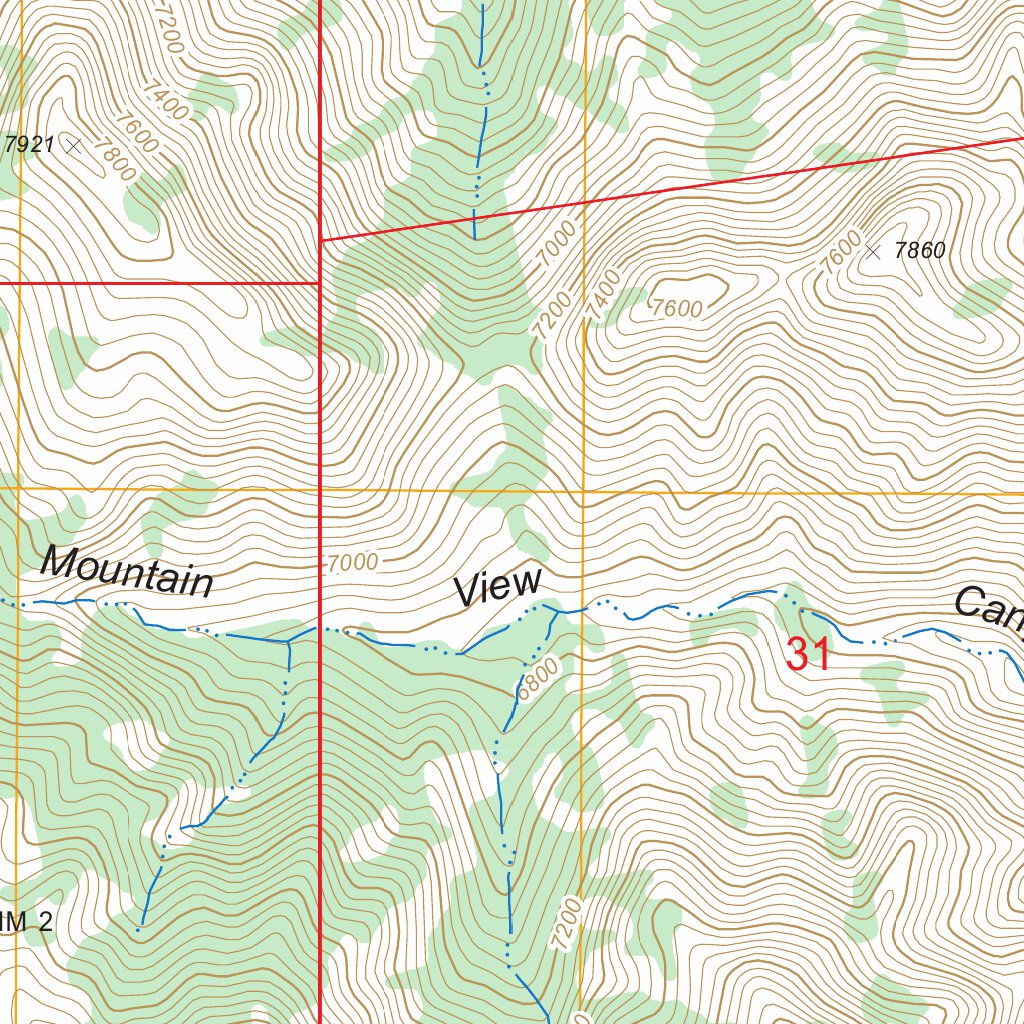 Little Fish Lake, NV FSTopo Legacy Map by US Forest Service - Topo ...