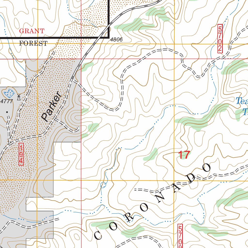 Lochiel, AZ FSTopo Legacy Map by US Forest Service - Topo | Avenza Maps