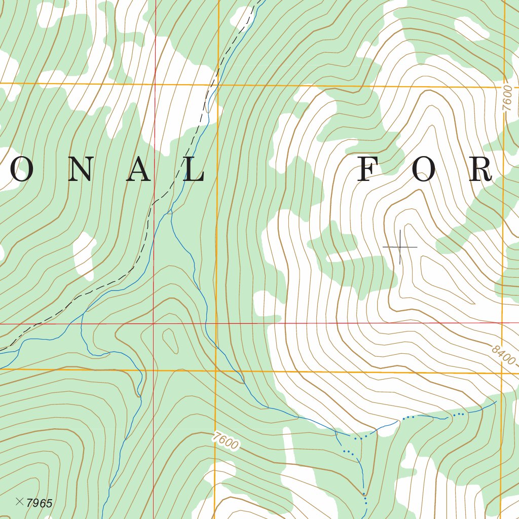 Loco Mountain, MT FSTopo Legacy Map by US Forest Service - Topo ...