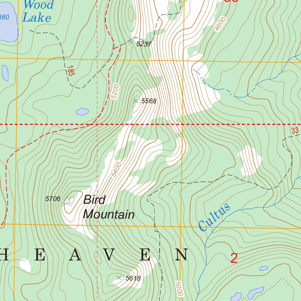 Lone Butte, WA FSTopo Legacy Map by US Forest Service - Topo | Avenza Maps