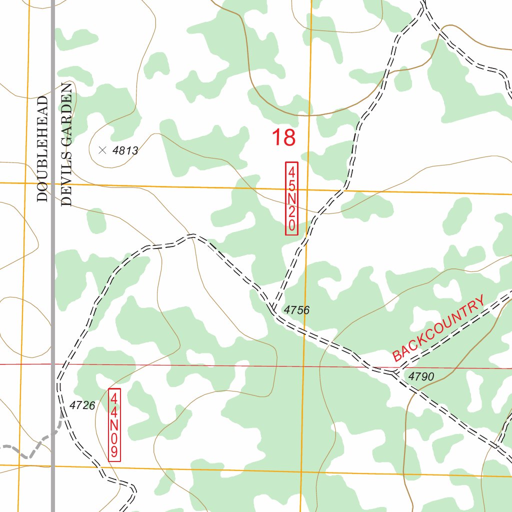 Lone Pine Butte, CA FSTopo Legacy Map by US Forest Service - Topo ...