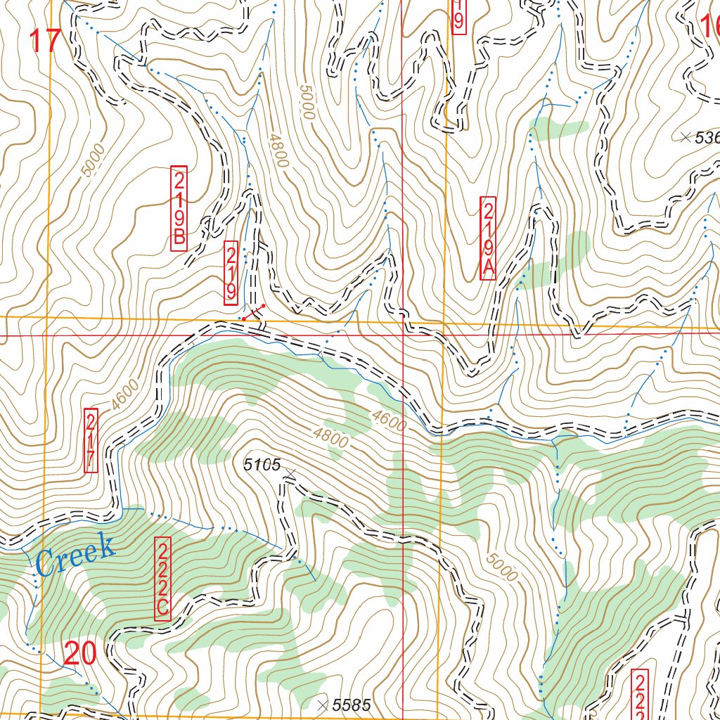 Long Gulch, ID FSTopo Legacy Map by US Forest Service - Topo | Avenza Maps