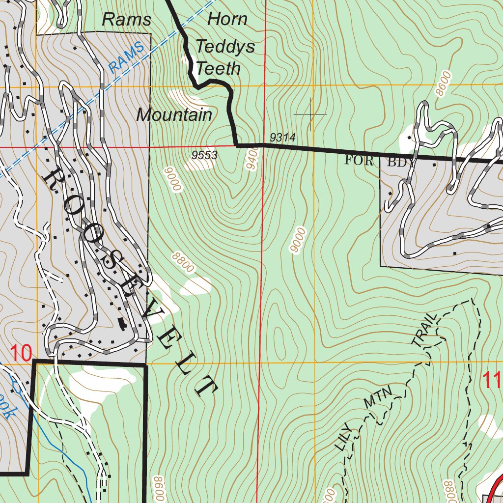 Longs Peak, CO FSTopo Legacy Map by US Forest Service - Topo | Avenza Maps
