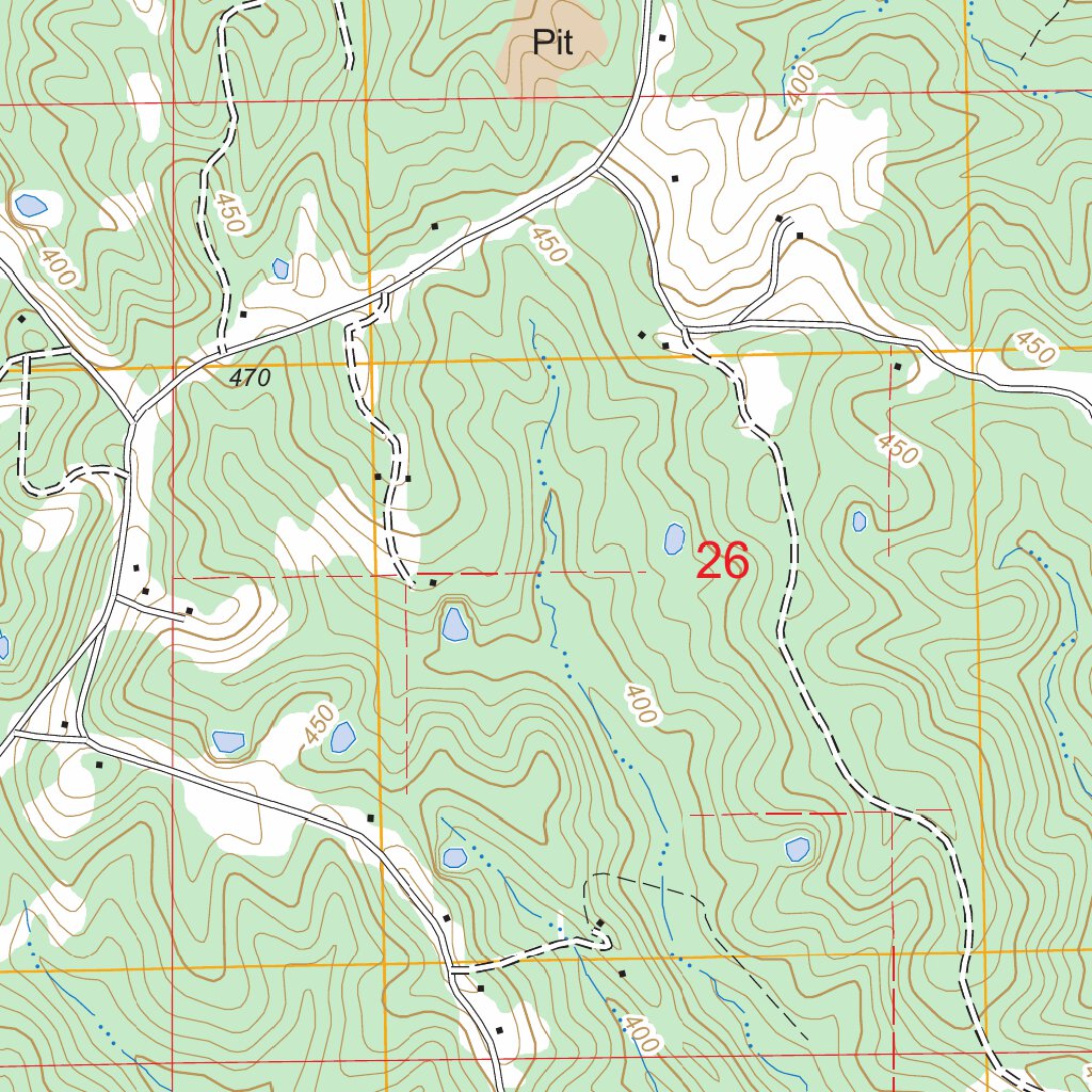 Louin, MS FSTopo Legacy Map by US Forest Service - Topo | Avenza Maps