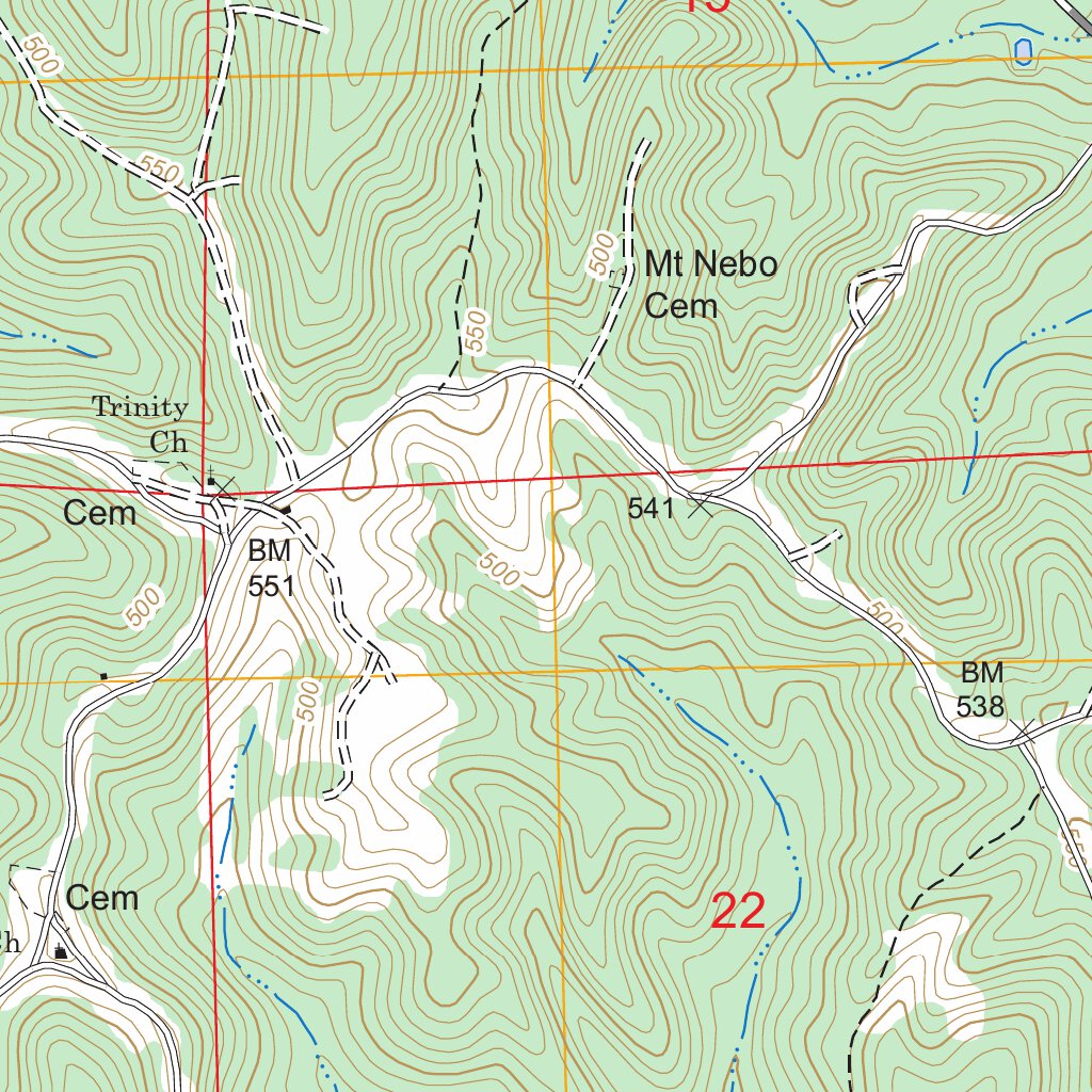 Louin SW, MS FSTopo Legacy Map by US Forest Service - Topo | Avenza Maps