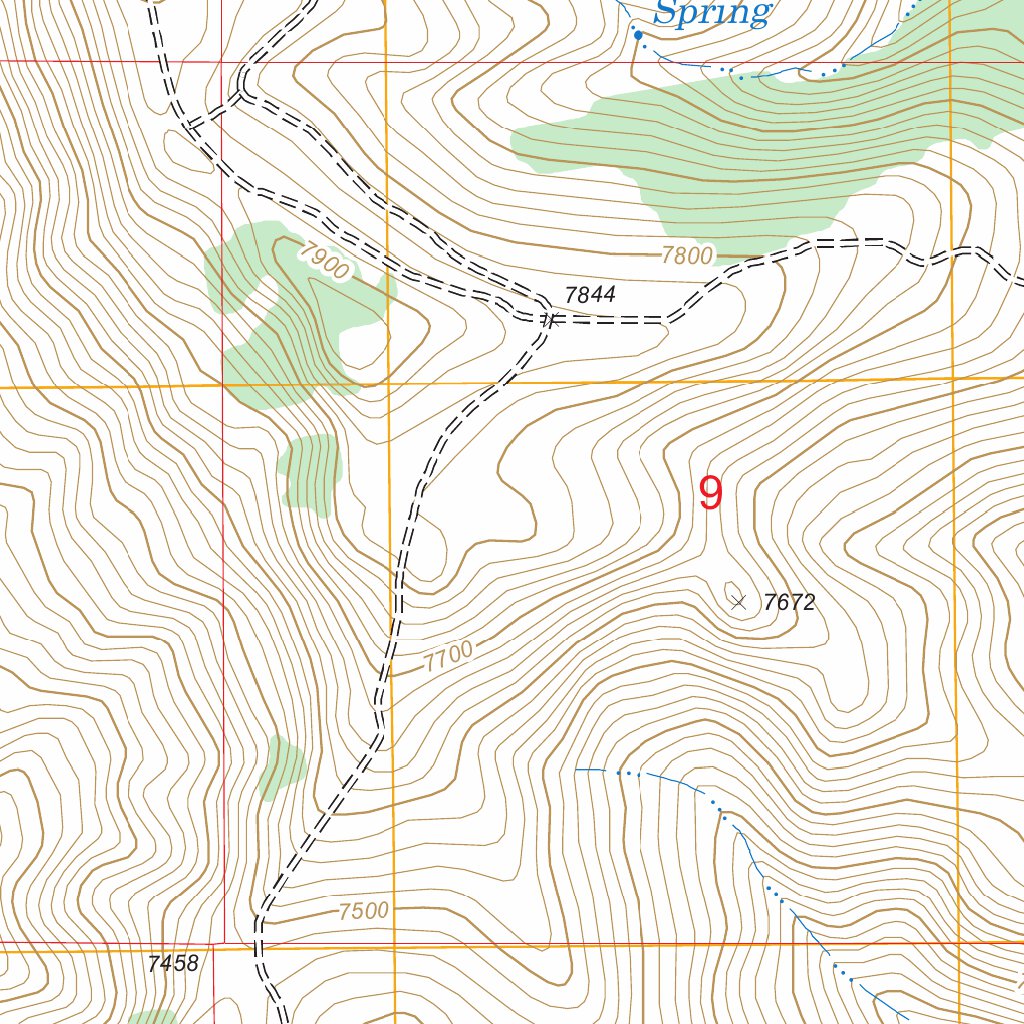 Lower Red Rock Lake, MT - ID FSTopo Legacy Map by US Forest Service ...