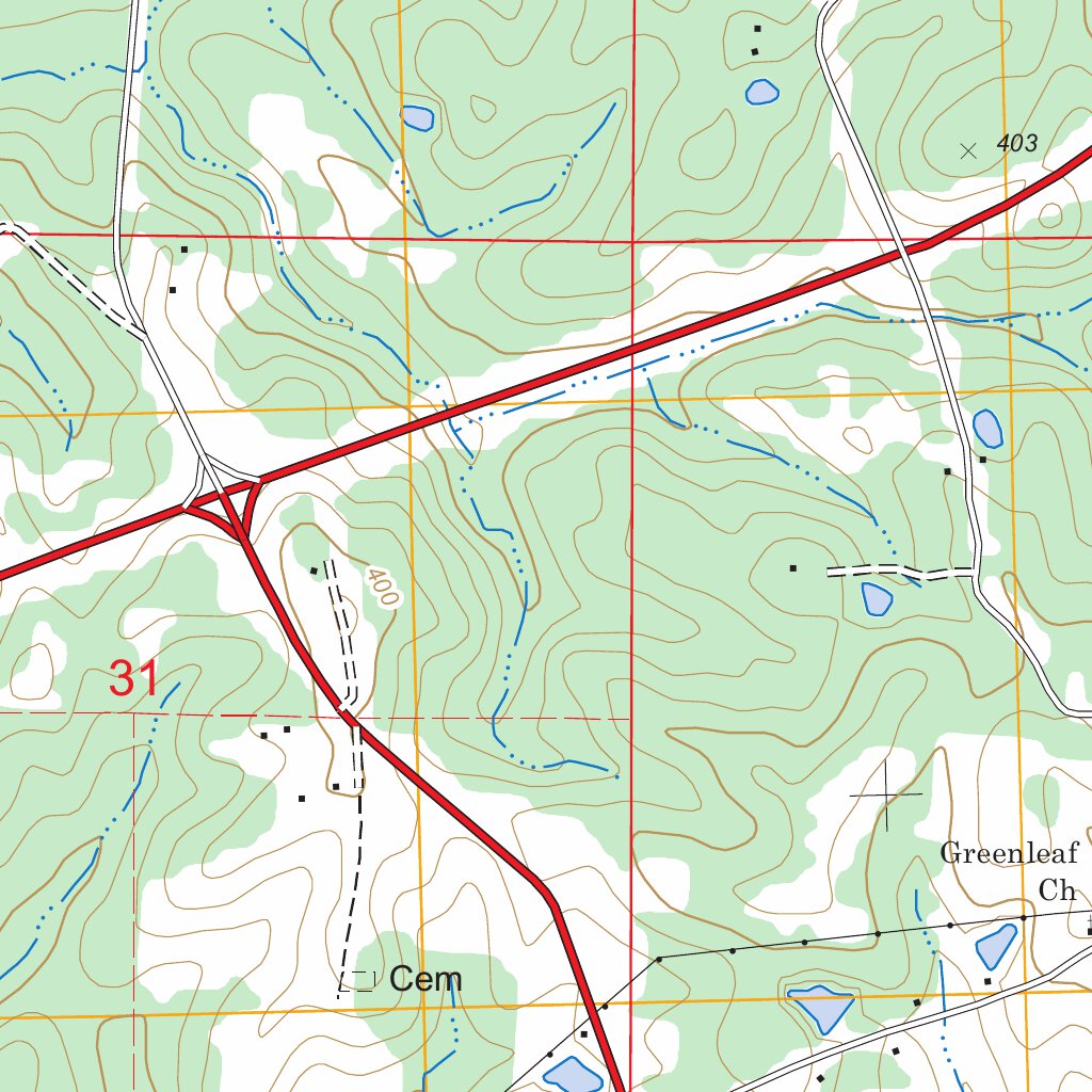 Ludlow, MS FSTopo Legacy Map by US Forest Service - Topo | Avenza Maps