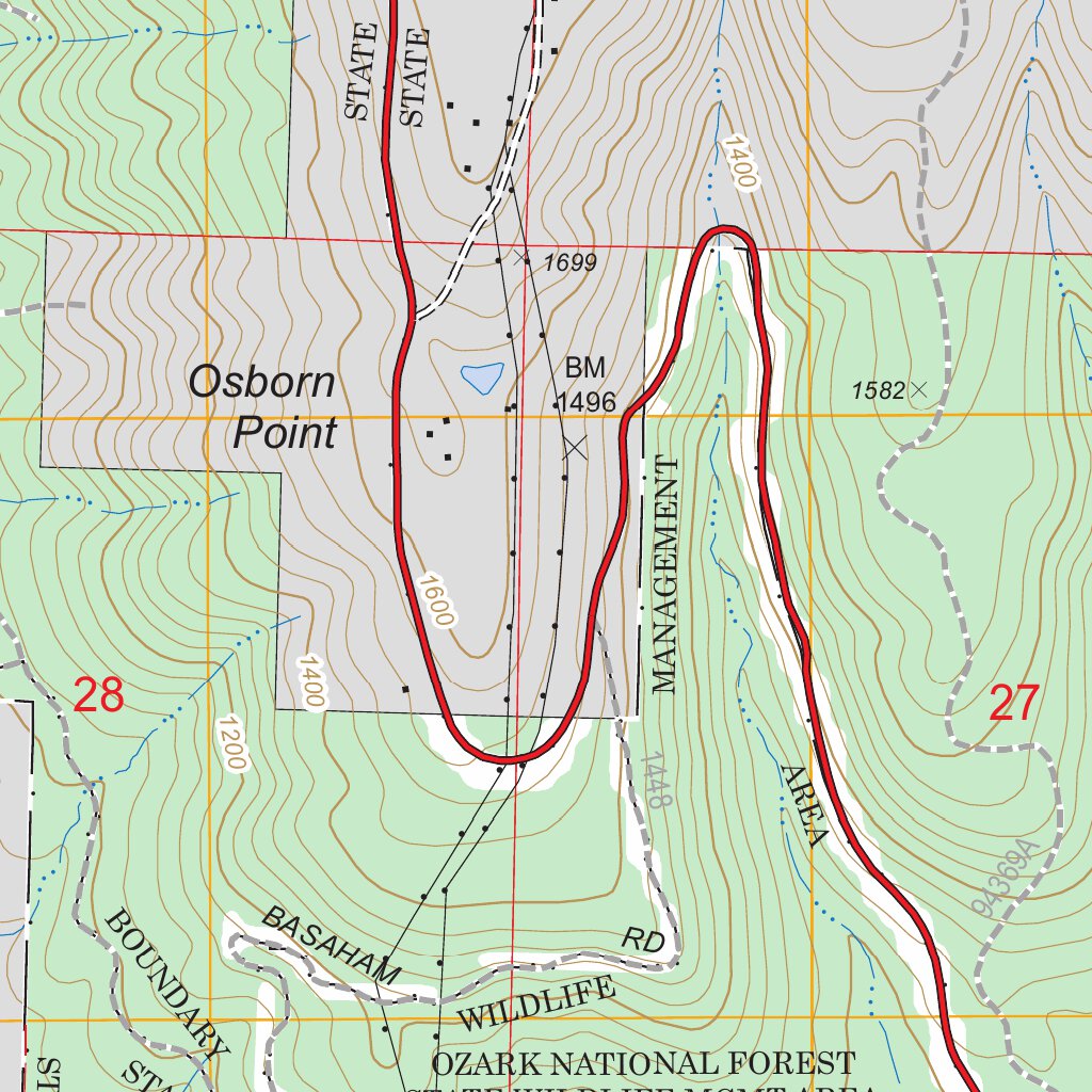 Ludwig, AR FSTopo Legacy Map by US Forest Service - Topo | Avenza Maps