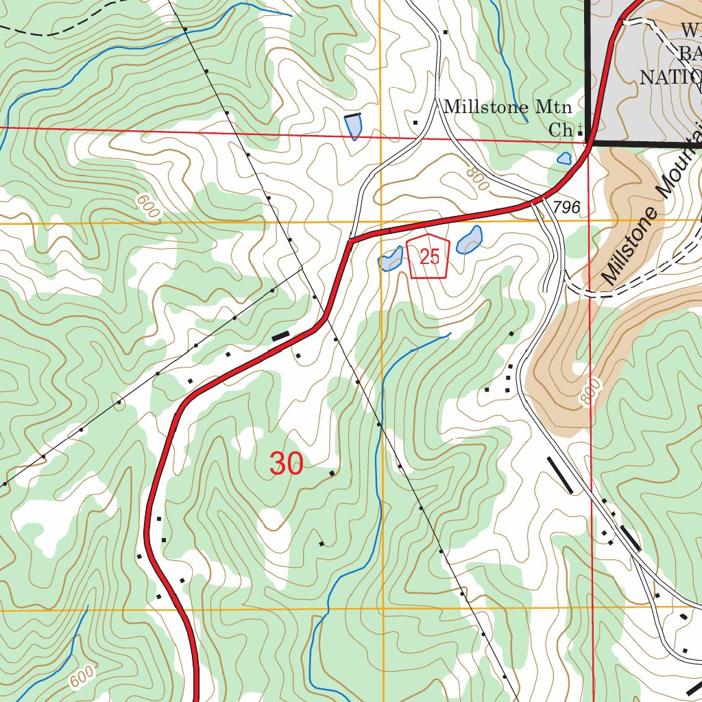 Lynn, AL FSTopo Legacy Map by US Forest Service - Topo | Avenza Maps