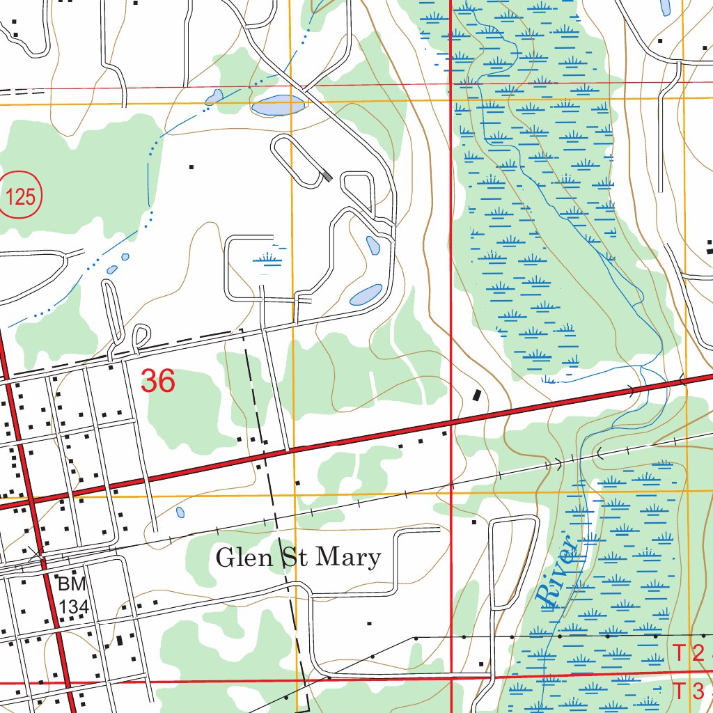 Macclenny West, FL - GA FSTopo Legacy Map by US Forest Service - Topo ...
