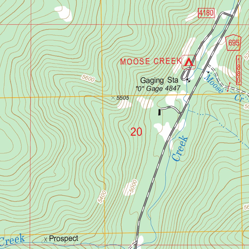 MacDonald Pass, MT FSTopo Legacy Map by US Forest Service - Topo ...