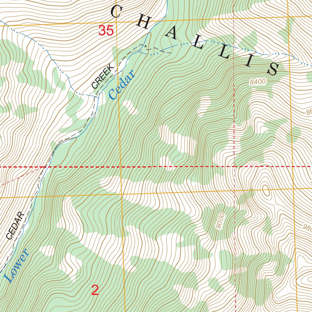 Mackay, ID FSTopo Legacy Map by US Forest Service - Topo | Avenza Maps