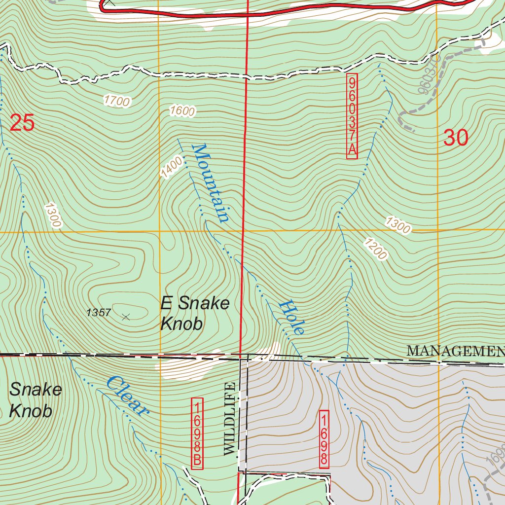 Magazine Mountain NE, AR FSTopo Legacy Map by US Forest Service - Topo ...