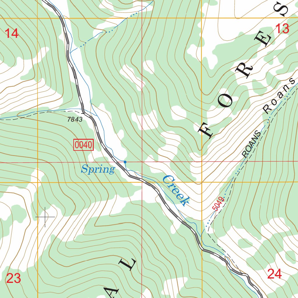 Mahogany Point, UT FSTopo Legacy Map by US Forest Service - Topo ...
