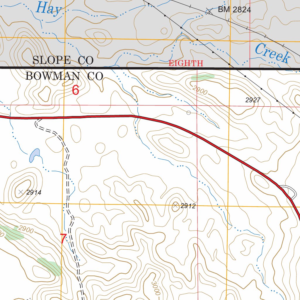 Marmarth SE, ND FSTopo Legacy Map by US Forest Service - Topo | Avenza Maps