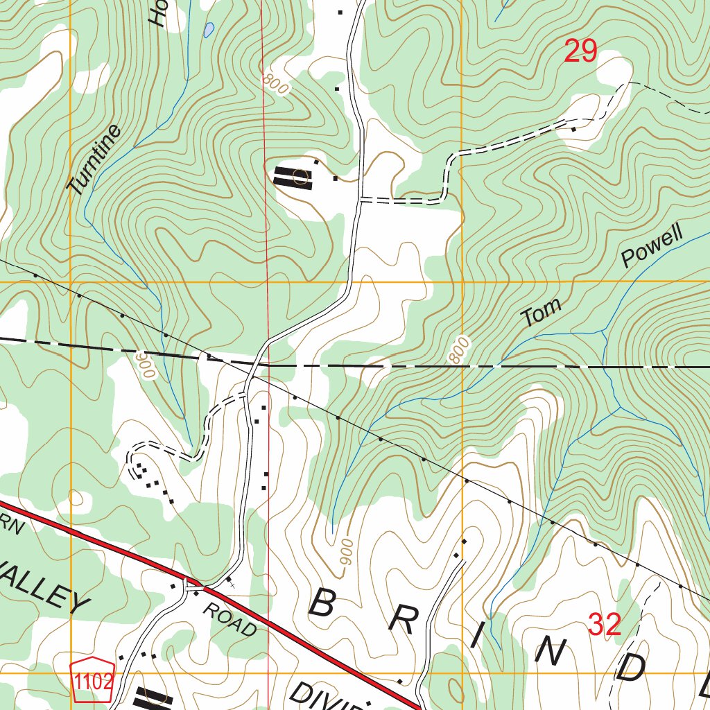 Massey, AL FSTopo Legacy Map by US Forest Service - Topo | Avenza Maps