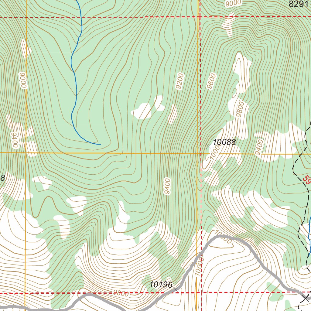 Mineral Mountain, MT FSTopo Legacy Map by US Forest Service - Topo ...