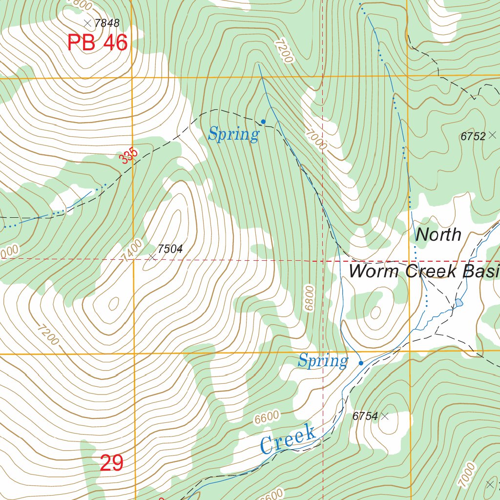 Mink Creek, ID FSTopo Legacy Map by US Forest Service - Topo | Avenza Maps