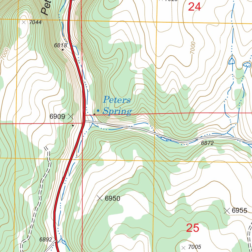 Monticello North, UT FSTopo Legacy Map by US Forest Service - Topo ...