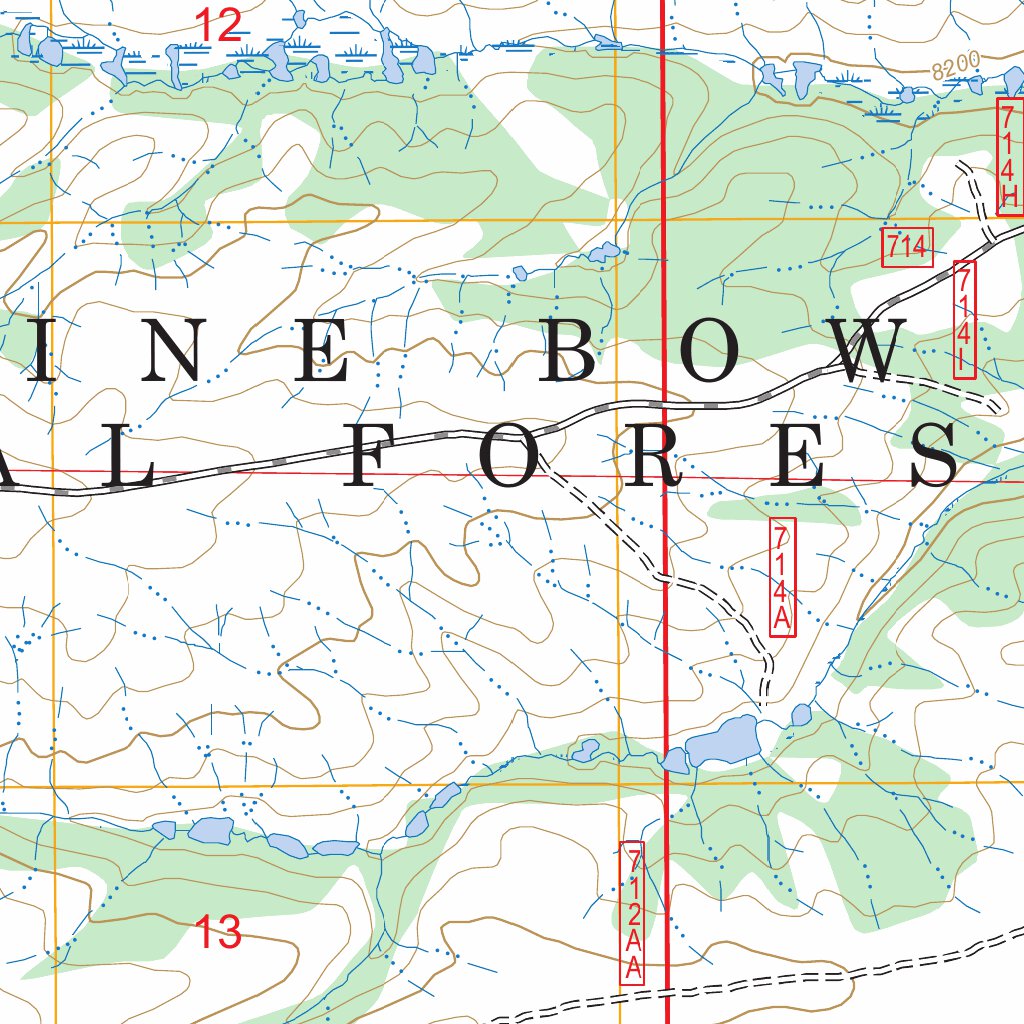 Pilot Hill, WY FSTopo Map by US Forest Service - Topo | Avenza Maps