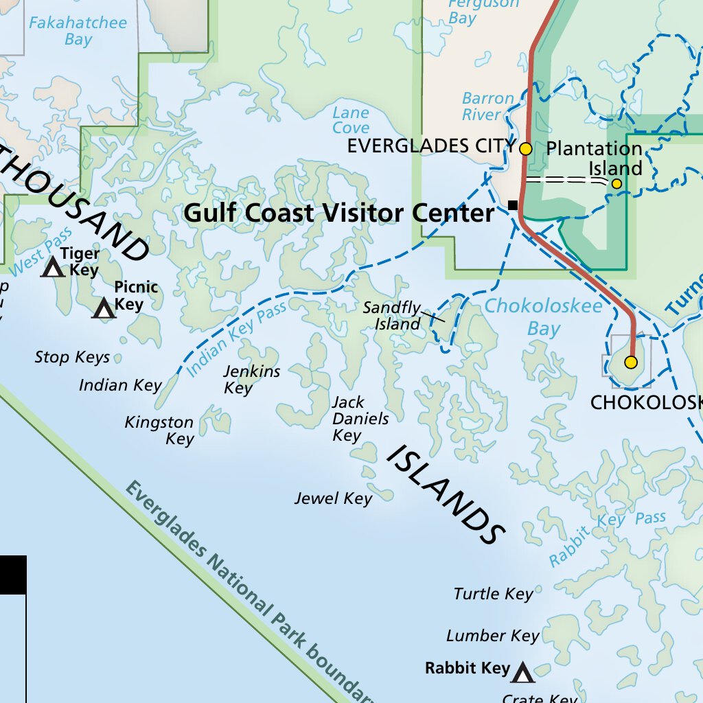 Big Cypress National Preserve Map by US National Park Service | Avenza Maps