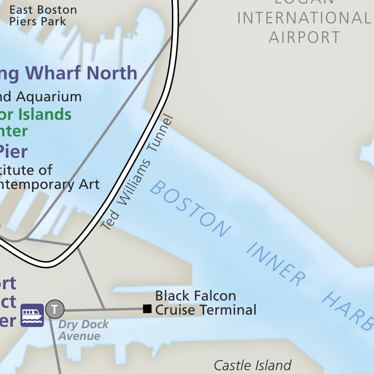 Boston Harbor Islands National Recreation Area Map by US National Park ...