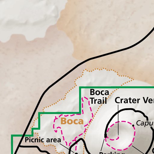 Capulin Volcano National Monument Map by US National Park Service ...