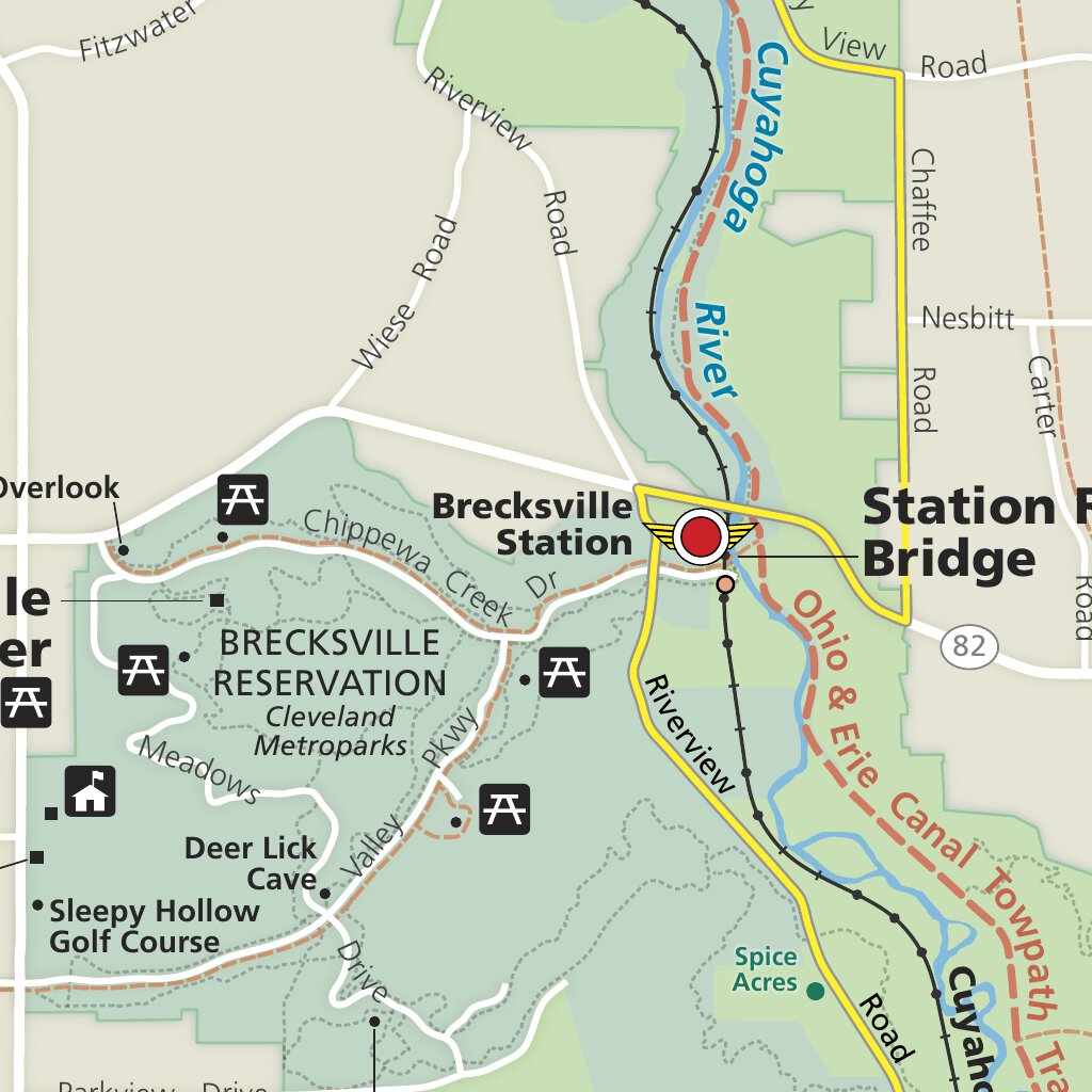 Cuyahoga Valley National Park Map by US National Park Service | Avenza Maps