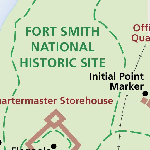 Fort Smith National Historic Site Map by US National Park Service ...