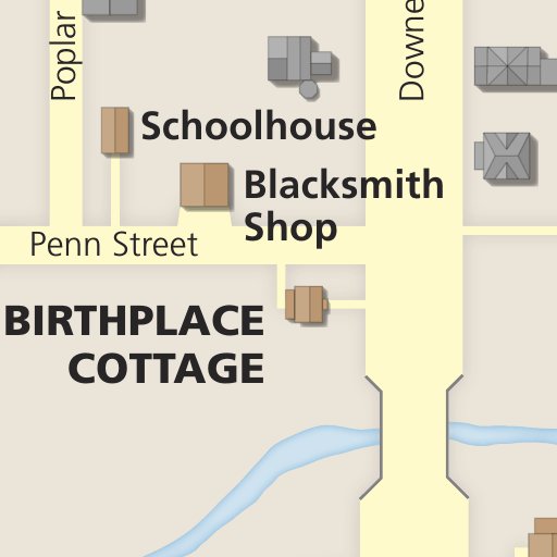 Herbert Hoover National Historic Site Map by US National Park Service ...