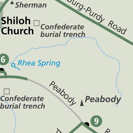 Shiloh National Military Park Map by US National Park Service | Avenza Maps