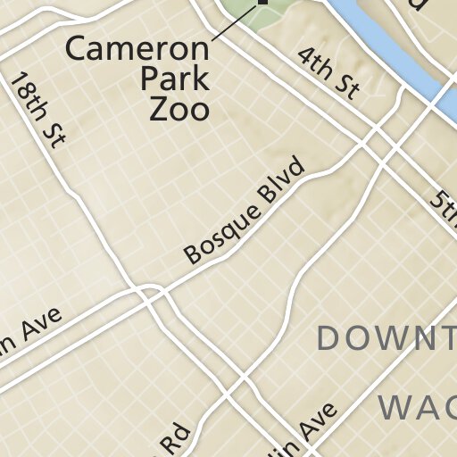 Waco Mammoth National Monument - Area Map by US National Park Service ...