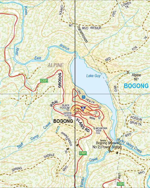 Bogong - Spatial Vision's Vicmap Book (South East Edition 8, 2025) Map ...