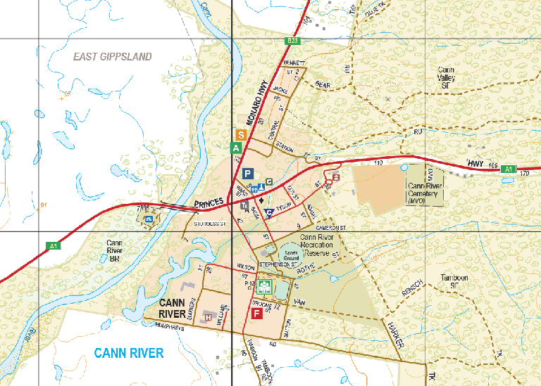 Cann River - Spatial Vision's Vicmap Book (South East Edition 8, 2025 ...