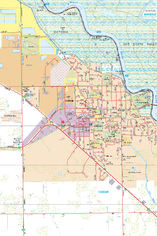 Cobram-Barooga 01 - Spatial Vision's Vicmap Book (North East Edition 8 ...