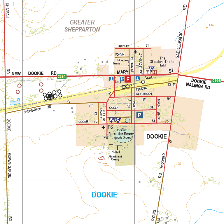 Dookie - Spatial Vision's Vicmap Book (North East Edition 8, 2025) Map ...