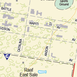 East Sale Raaf Base - Spatial Vision's Vicmap Book (South East Edition ...