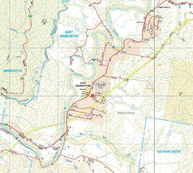East Warburton - Spatial Vision's Vicmap Book (Central Edition 8, 2025 ...