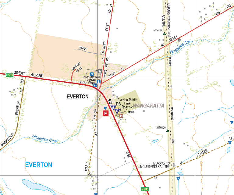 Everton - Spatial Vision's Vicmap Book (North East Edition 8, 2025) Map ...
