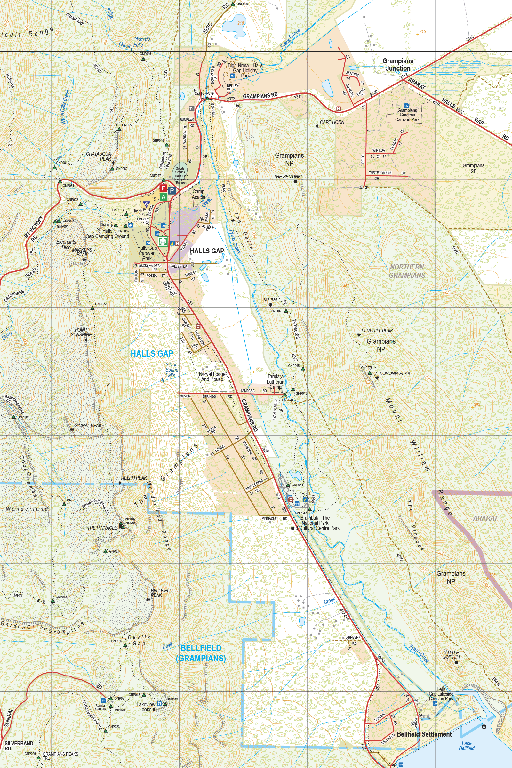 Halls Gap - Spatial Vision's Vicmap Book (South West Edition 8, 2025 ...